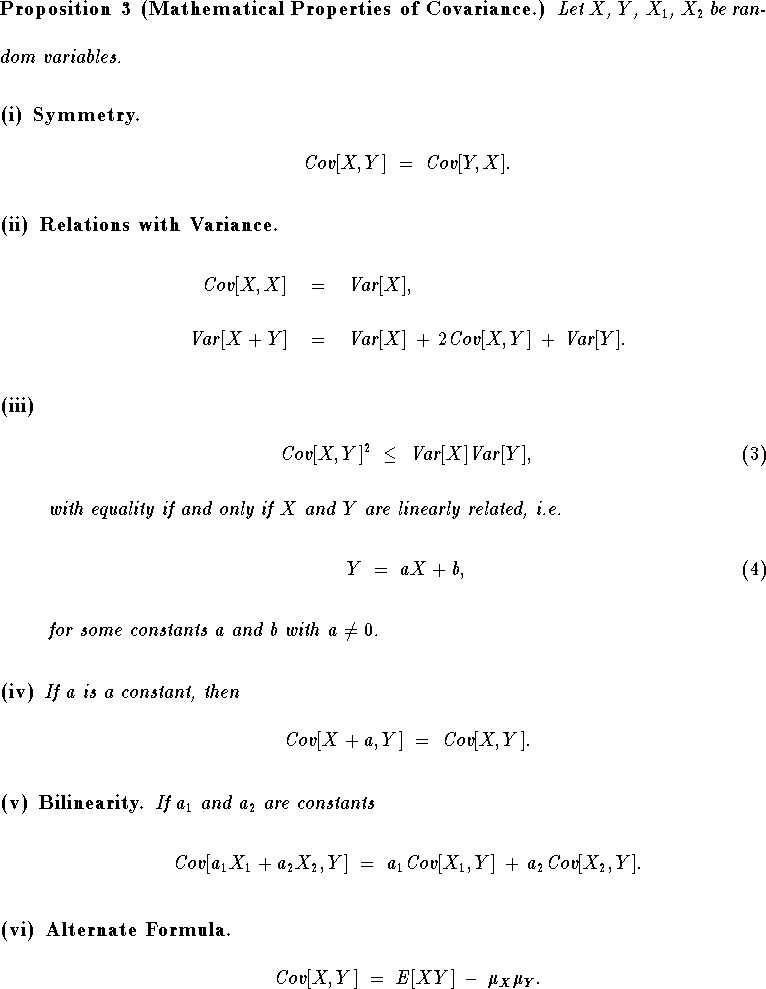Covariance And Correlation 